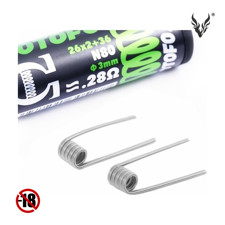 Dual Core Fused Clapton Coils de Wotofo - Vapovor