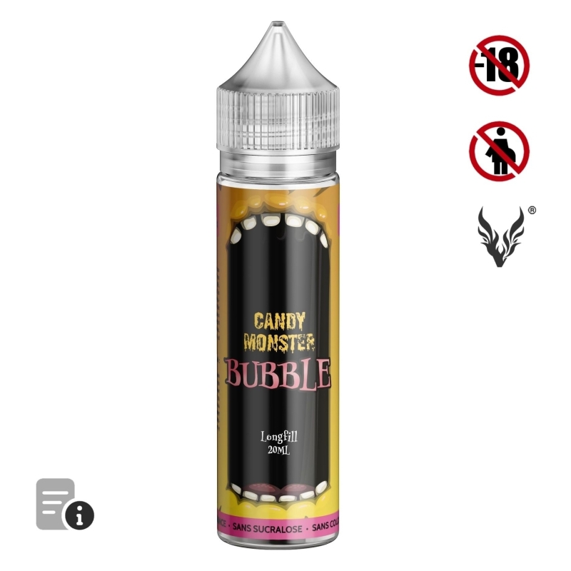Günstiges nikotinhaltiges Bubble LONGFILL SALT 60ml Paket von Candy ...