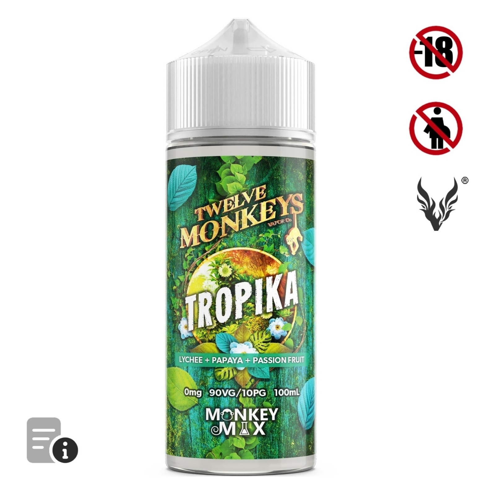 E-liquide Tropika 100ml de Twelve Monkeys pas cher - Vapovor