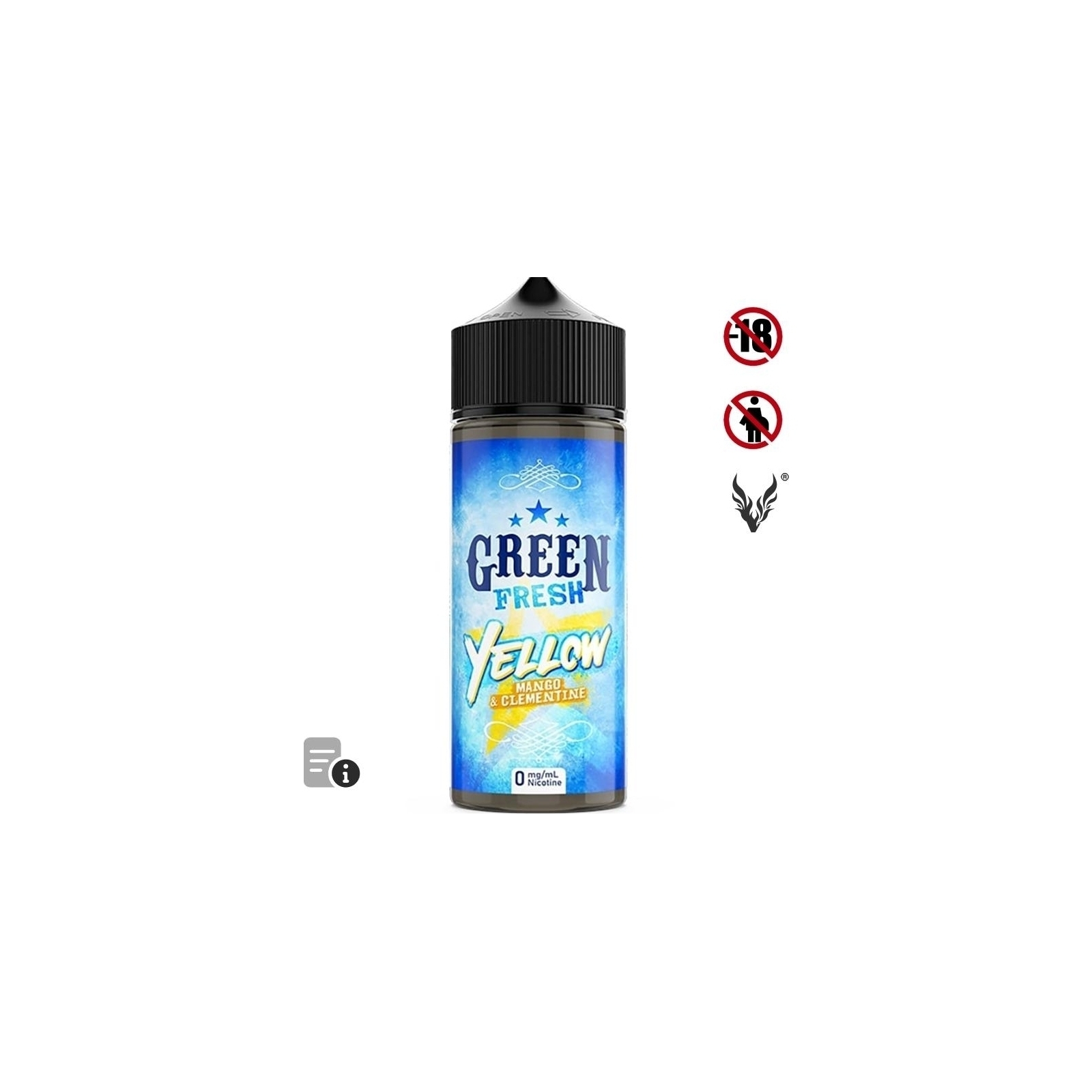 E-liquide Yellow 100ml de Green Fresh par Eliquid France