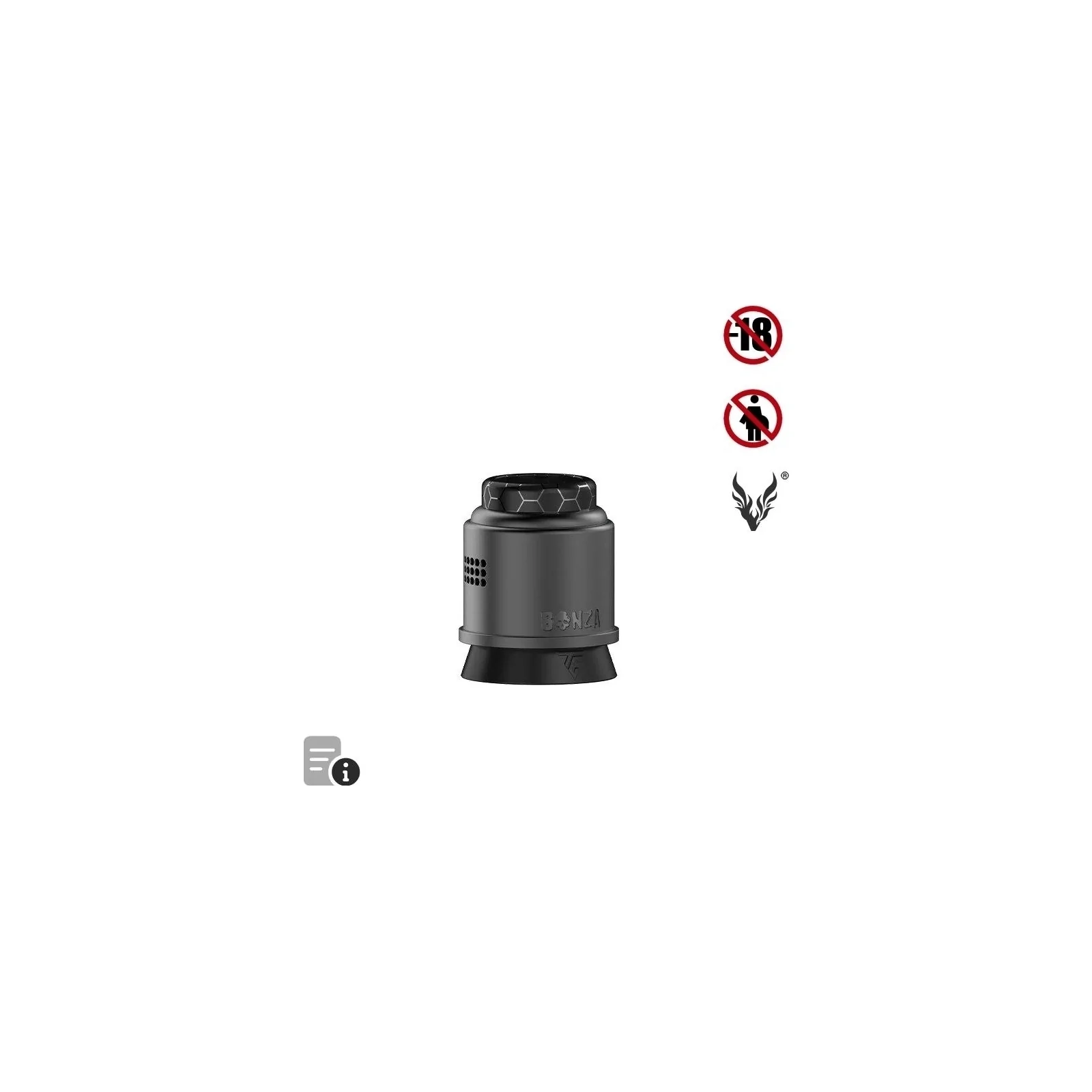 Bonza Pro RDA 26.5mm de Thunder Cloud x Vaping Bogan