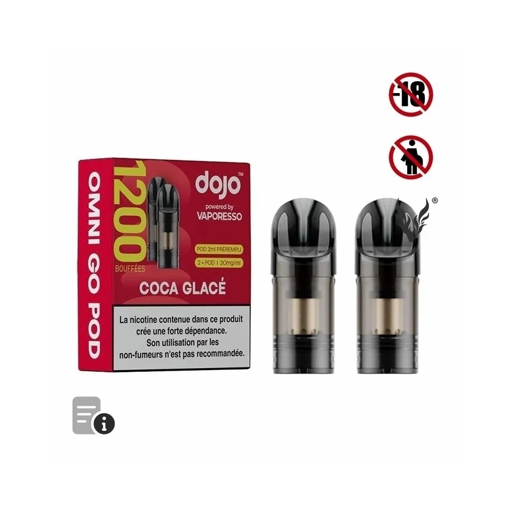 Cartouches Pré-remplies Omni Go Cola Ice de Dojo par Vaporesso