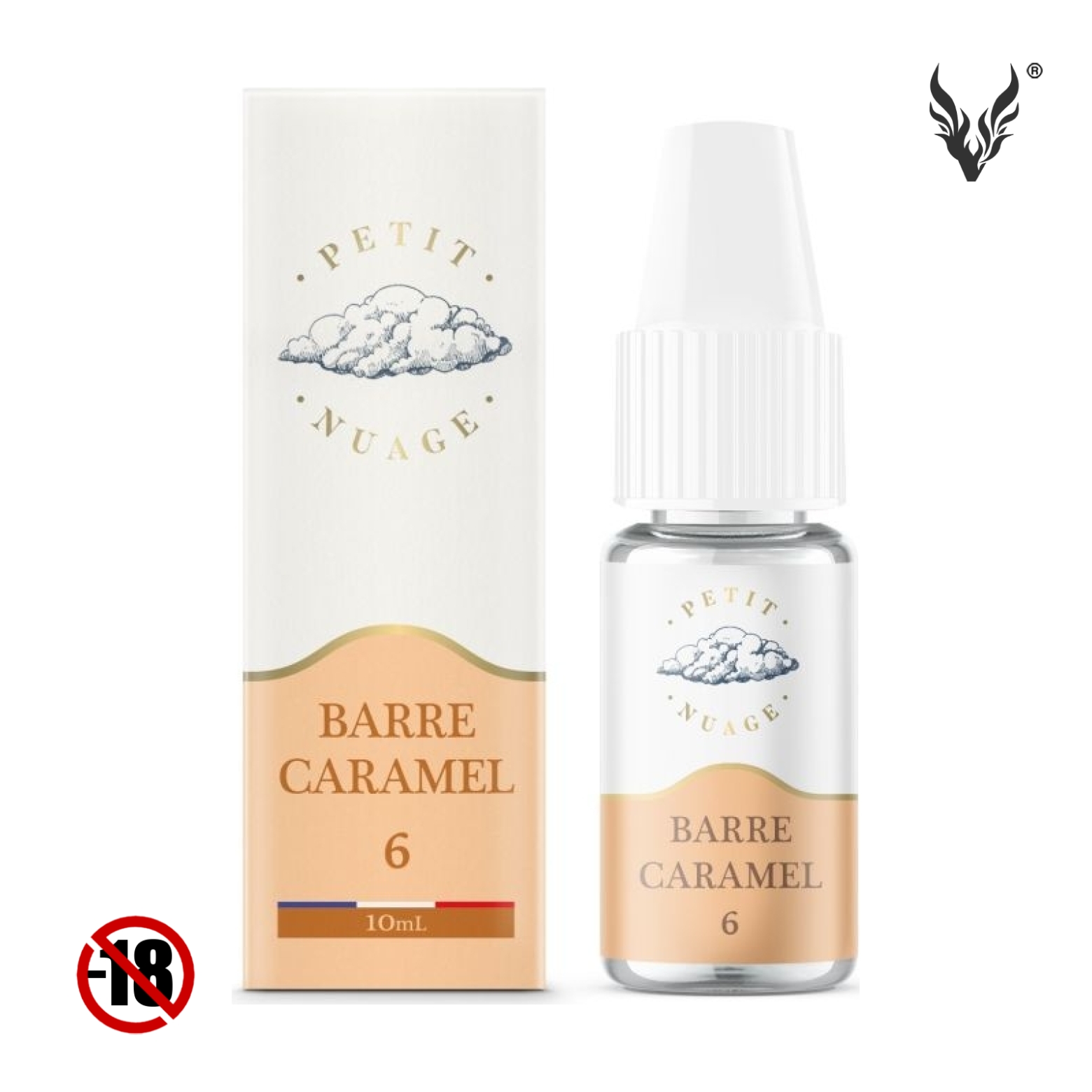 E-liquide Barre Caramel 10ml de Petit Nuage