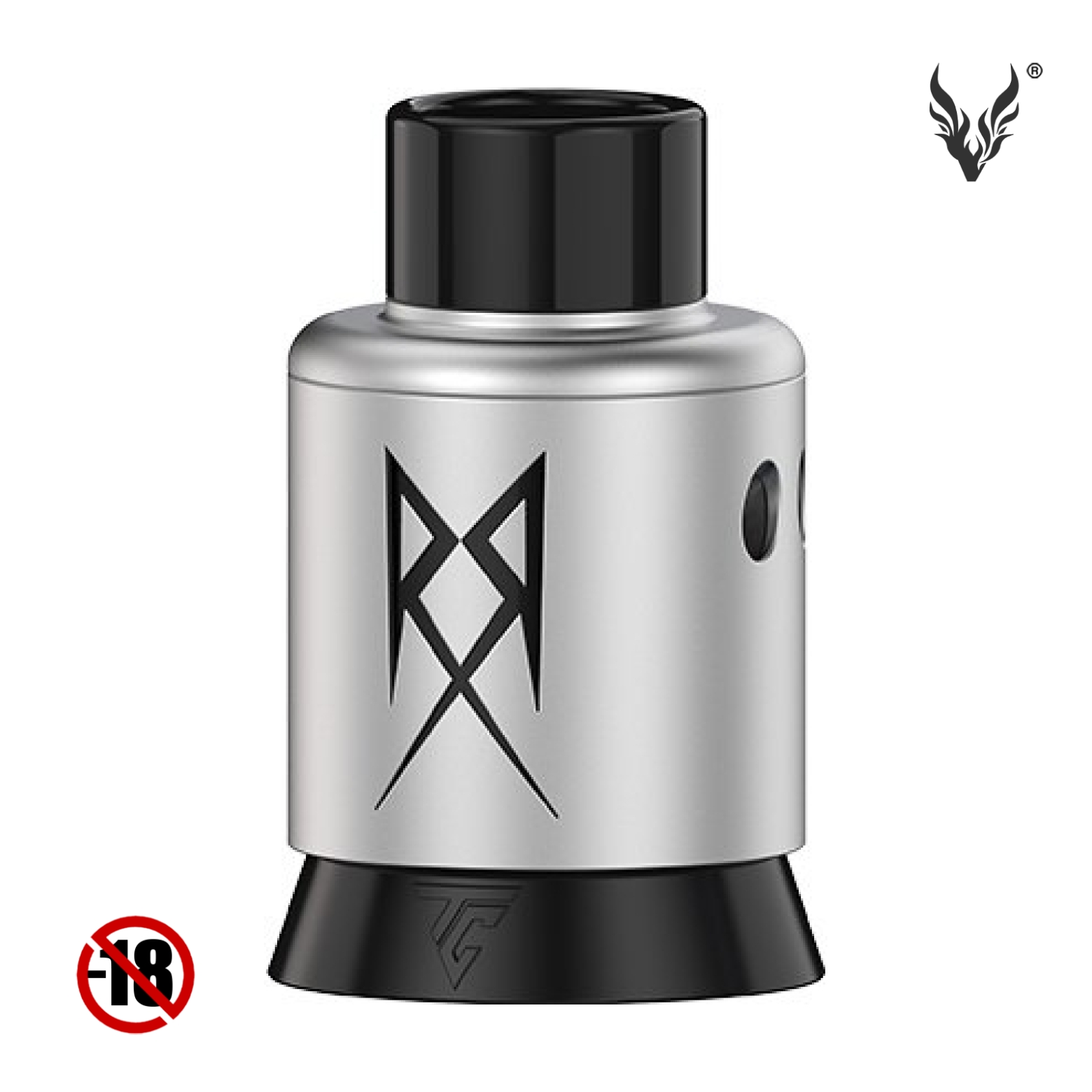 Recoil R3 RDA Single Coil de Thunder Cloud & Grimm Green